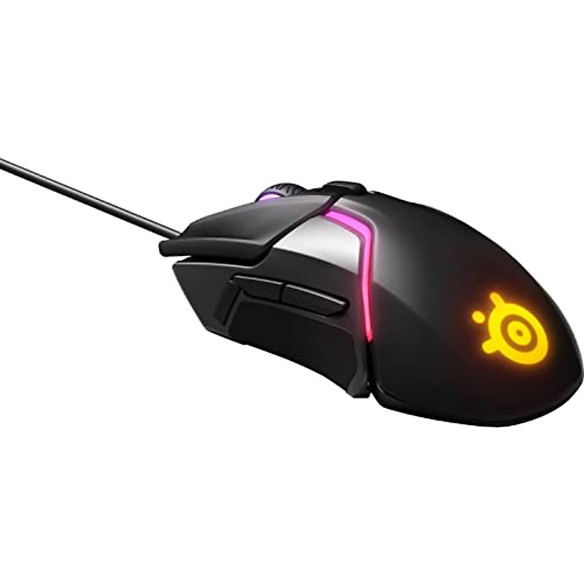 SteelSeries Rival 600 Wired Gaming Mouse - 12,000 CPI TrueMove3+ Dual Optical Sensor - 0.5 Lift-off Distance, RGB Lighting, USB PC Gaming Mice Compatible with Windows and Mac Computer/Laptop (Renewed)