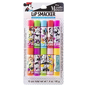 Lip Smacker Party Pack Collection, Disney, flavored lip balm for kids - Minnie Mouse
