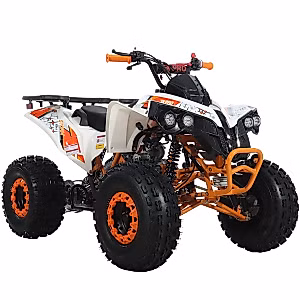 X-PRO Storm 125 125cc ATV Quad Adults ATV 4 Wheelers Youth 4 wheeler ATVs Big Boys ATVs Quads (Orange)