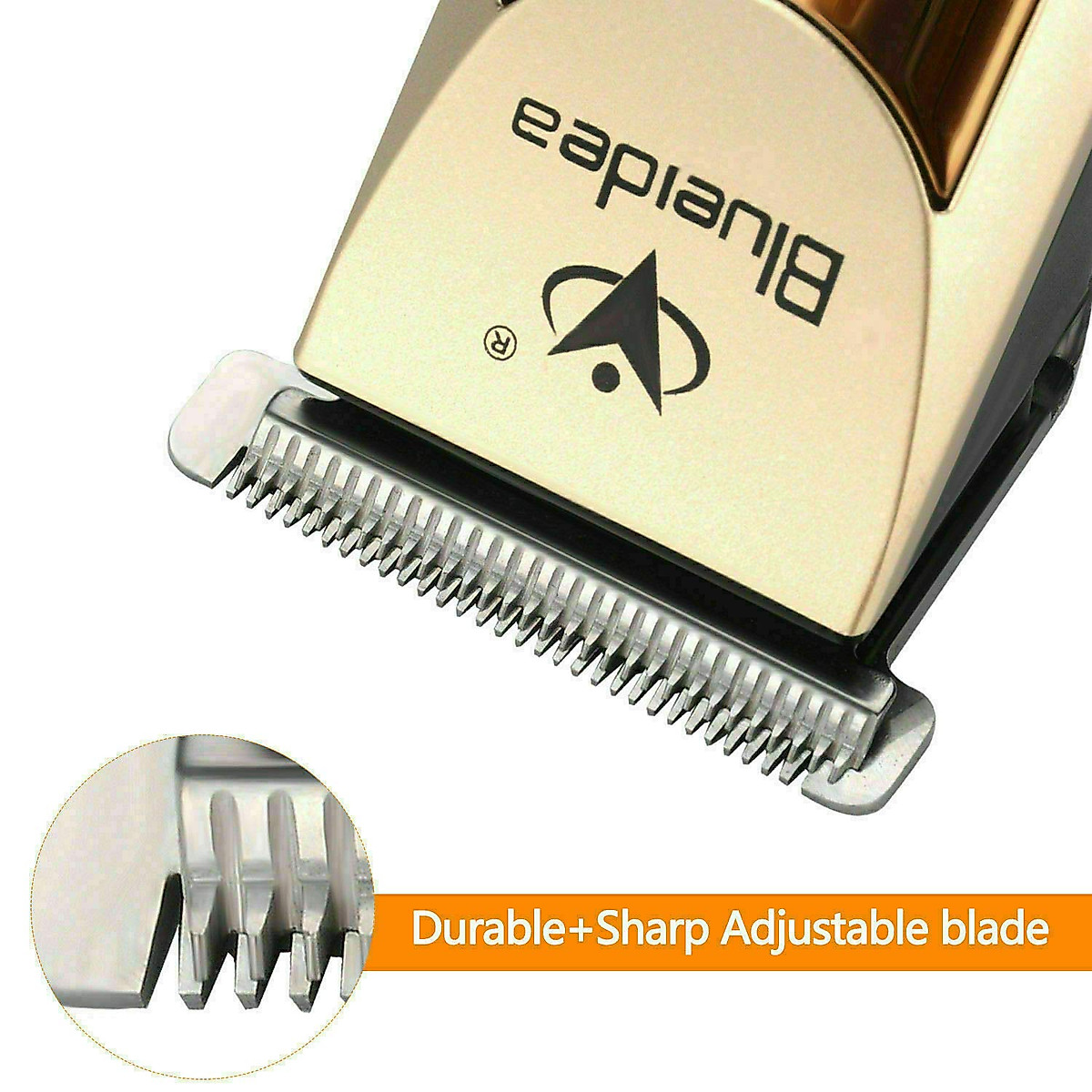 Professional Hair Clippers, Rechargeable Hair Clippers Set, Low Noise Haircut Trimmer Professional Hair Clippers with 4 Guide Combs Brush for Men/Kids/Baby/Women