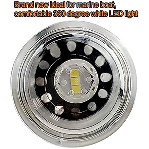 ISURE MARINE Boat Yacht Navigation Anchor Lights All Round 360° White 12V LED Daylight Waterproof Signal Lights
