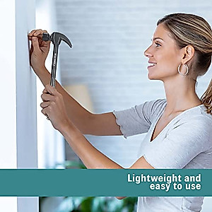 Real Simple All You Need 6-in-1 Hammer and Screwdriver Set. Ultimate Household Multi-Tool (Silver)