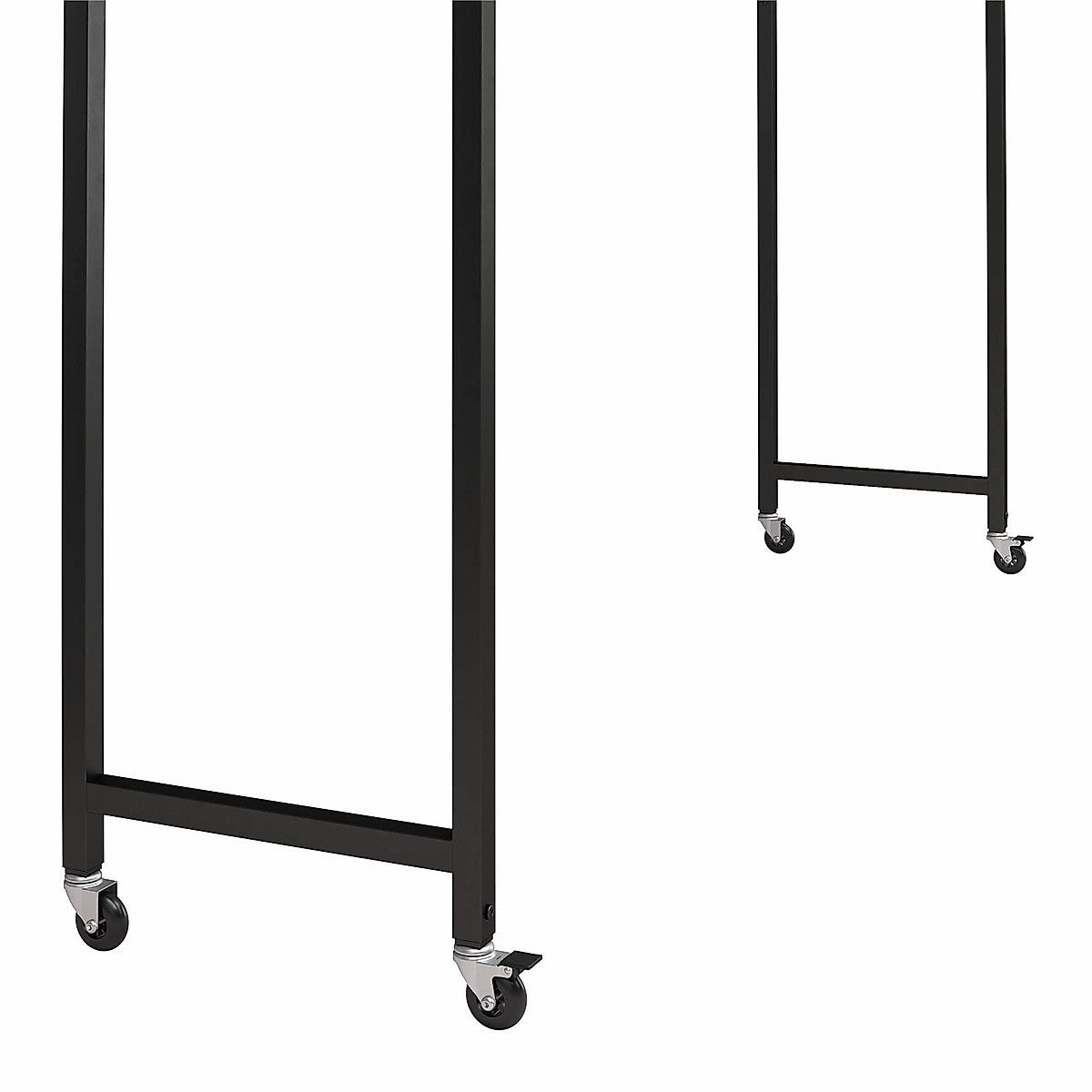 Ameriwood Home Park Hill Adjustable Height Over-The-Bed Desk with Castors, White