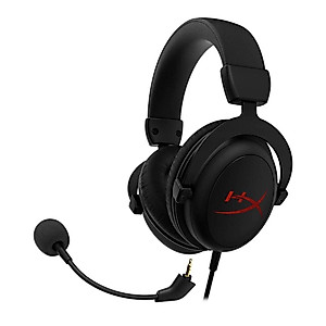 HyperX Cloud Core USB Gaming Headset, DTS Headphone:X Spatial Audio, Detachable Noise-Cancelling Mic, Comfortable Memory Foam, Durable Aluminum Frame for PC, Xbox Series X|S, Xbox One, Black (Renewed)