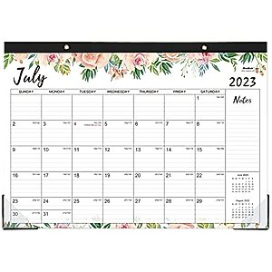 2023-2024 Desk Calendar - Jul 2023 - Dec 2024, 18 Months Large Monthly Desk Calendar, 17" x 12", Desk Pad, Large Ruled Blocks, to-do List & Notes, Best Desk/Wall Calendar for Planning or Organizing
