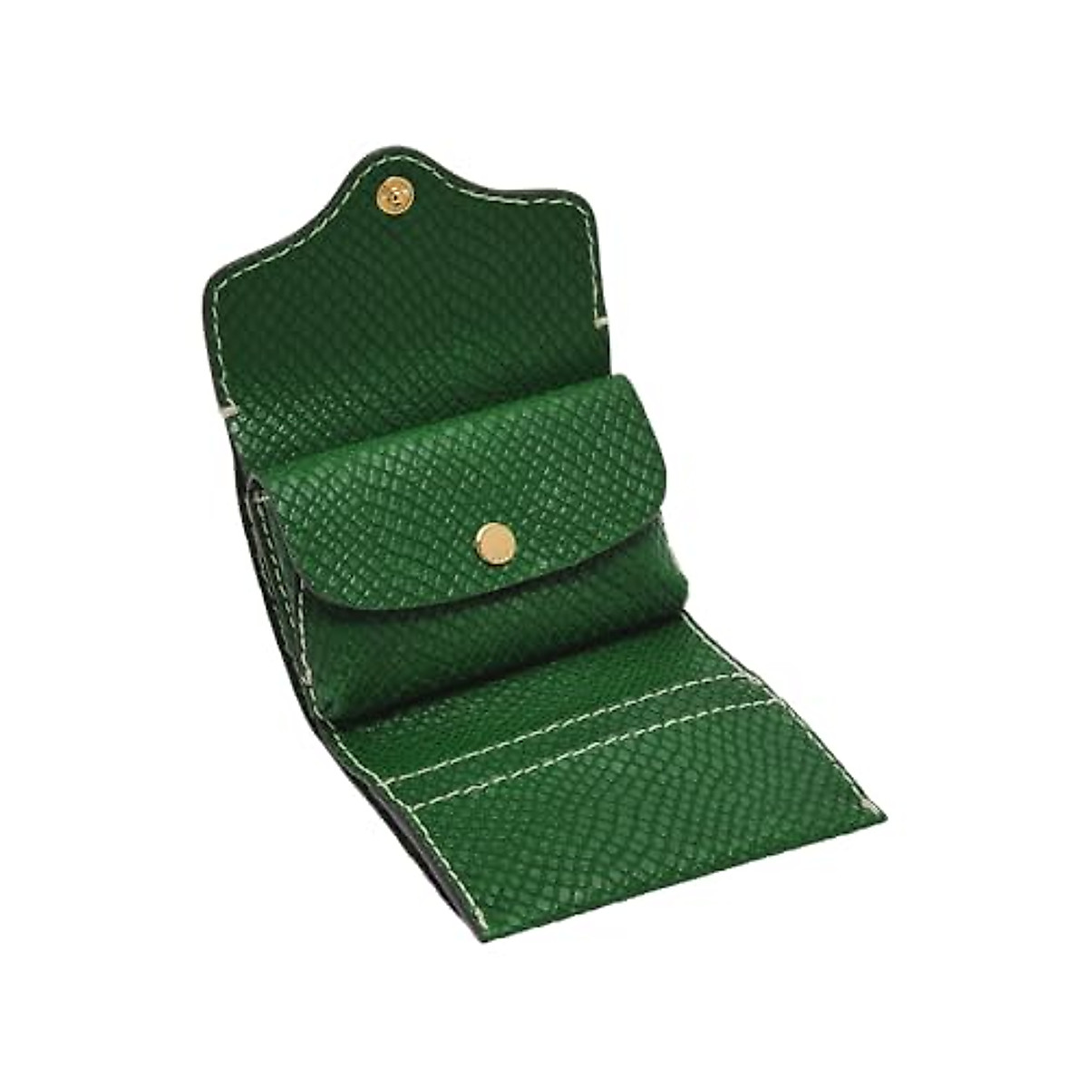 Fossil Women's Heritage Leather Wallet Trifold, Green Python (Model: SL8285310)