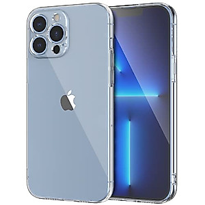 Shamo's Clear Case for iPhone 13 Pro Max Case (2021), Shockproof Bumper Cover Soft TPU Silicone Transparent Anti-Scratch, HD Crystal Clear