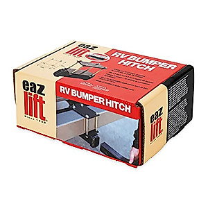 Camco 48473 Eaz Lift RV Bumper Hitch | Allows You to Mount Hitch-Mounted Accessories to Your RV Bumper | For Standard 4" Bumpers