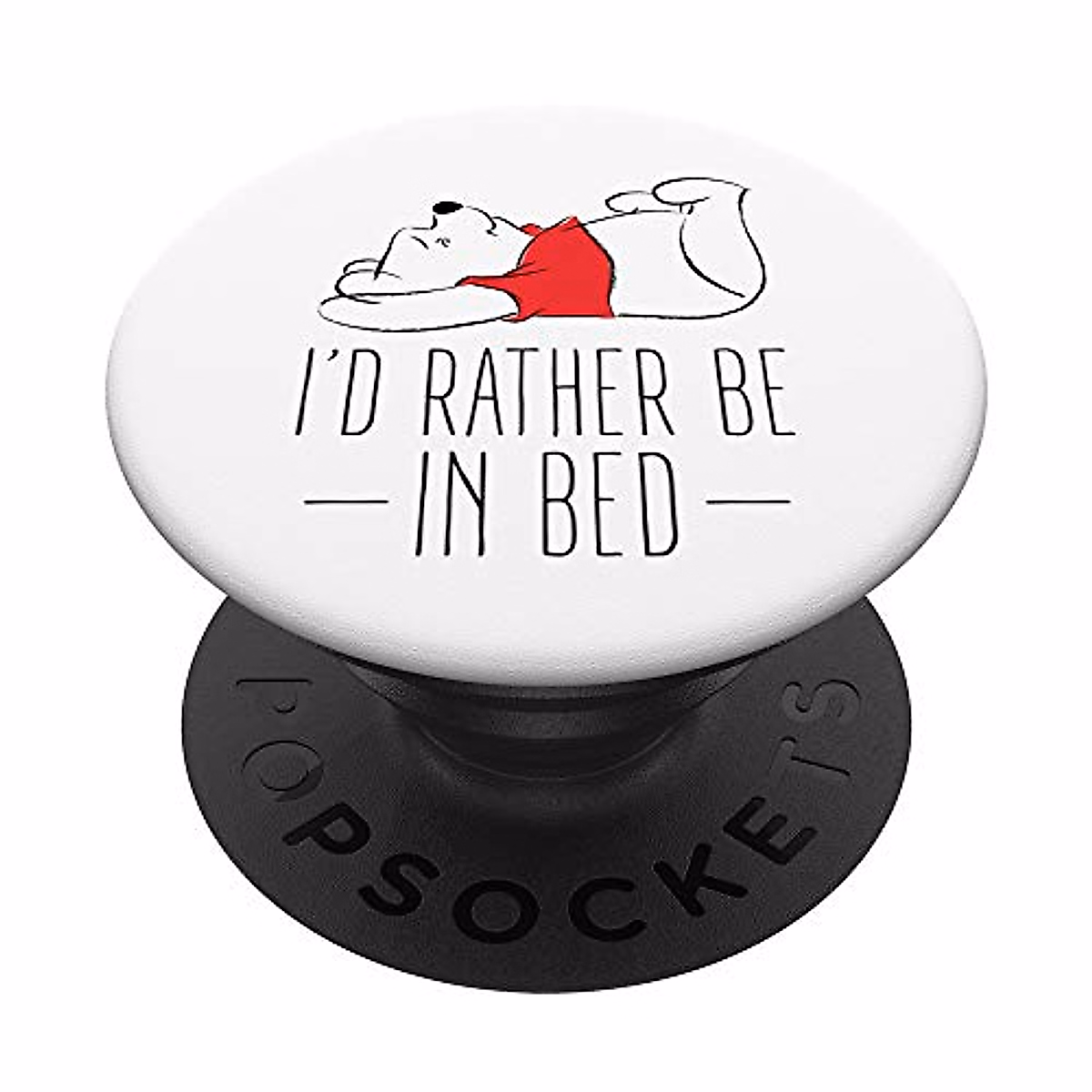 Disney Winnie The Pooh in bed PopSocket PopSockets PopGrip: Swappable Grip for Phones & Tablets