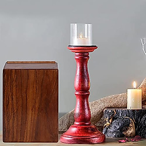 EARTHLY HOME Keepsake Urn for Ashes, Wooden Urn for Human Pet Ash, Funeral Cremation Urn for Ashes Cat Dog Urn, Urns Box for Kids Men Adult, Dog Ashes Urn - Extra Small (5 X 3 X 2 inches), Solid