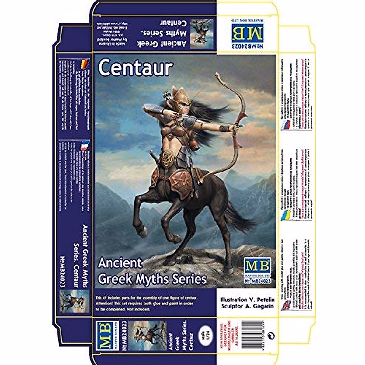 Masterbox Plastic Model Ancient Greek Myths Series Centaur Fantasy 1/24 Master Box 24023
