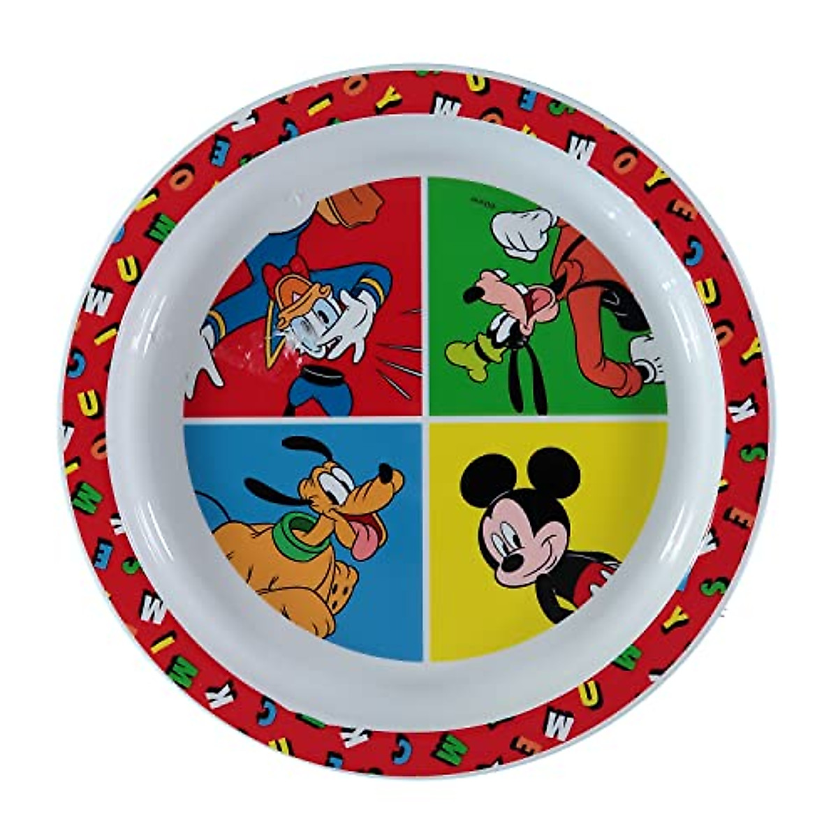 Mickey Mouse 3pc PP Dinner Set in Open Box (Plate, Bowl and Cup)