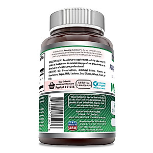 Amazing Formulas Melatonin Supplement | Unflavored | 5 Mg | 180 Tablets | Non-GMO | Gluten Free | Made in USA