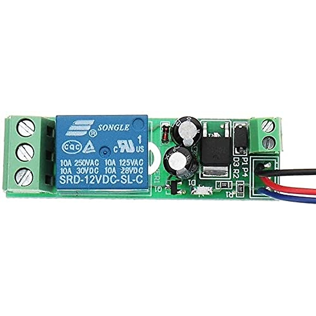 ZYM119 12V One Channel Capacitive Touch Key Sensor Module Computer Power Button with Relay Self-Locking Function Module Accessories Circuit Board