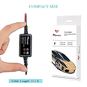 Dash Cam Hardwire Kit, Micro USB Hard Wire Kit for Dashcam, Plozoe 12V-24V to 5V Car Dash Camera Charger Power Cord, Gift 4 Fuse Tap Cable and Installation Tool（11.5ft）