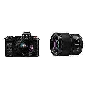 Panasonic LUMIX S5 Full Frame Mirrorless Camera (DC-S5KK) with LUMIX S Series 85mm F1.8 L Mount Interchangeable Lens (S-S85)