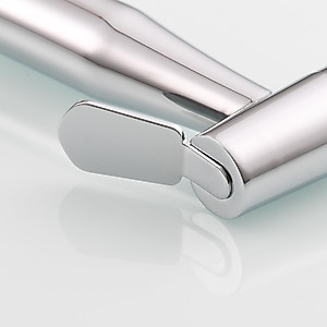 Tecmolog 2 Functions Bidet Toilet Sprayer Head Stainless Steel Bathroom Diaper Sprayer for Personal Hygiene, Chrome, WS024AD