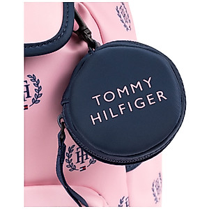 Tommy Hilfiger Addison Flap Backpack, Pink Multi
