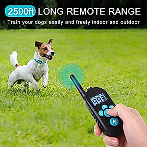 Dog Shock Collar with Remote for Large Medium Small Dogs, DiroPet Training Collar for Dogs with Beep/Vibration/Shock Modes, Adjustable Collar, 1000ft Remote Range, Rechargeable, IPX7 Waterproof