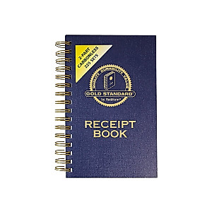 Rediform Gold Standard Money Receipt Book, 2.75" x 5", 225 Numbered Duplicates (8L829)
