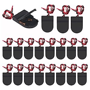 AEDIKO 20pcs CR2032 Battery Holder Coin Cell Battery Holder 1x CR2032 Battery Holder Battery Storage Boxes Cover with On ON-Off Switch Socket Container (20pcs)