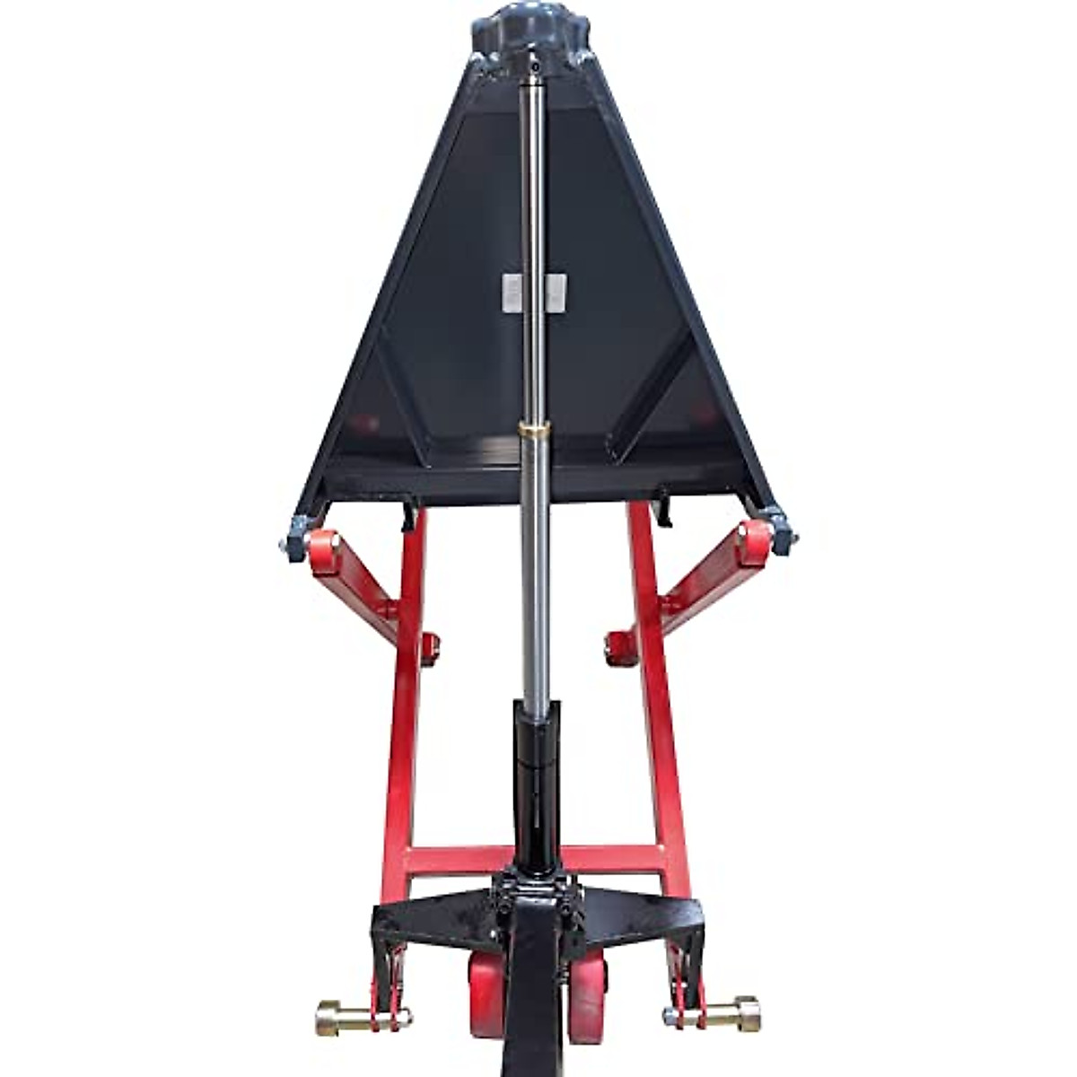 3300LB. Cap, 27" x 45", Lift Height: 3-1/2" to 31-1/2", Manual High Lift Tote Lifters for Skid/Single Sided Pallet Pake Handling Tools
