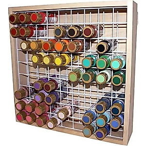 Wood Craft Paint Storage, white