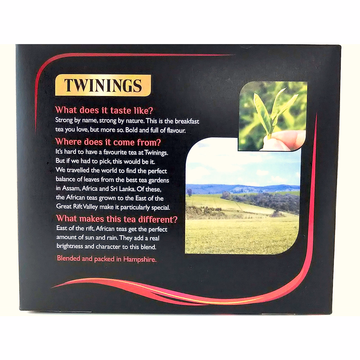 Twinings 1706 English Strong Breakfast Tea, 80 Tea Bags, 250g (Pack of 3)