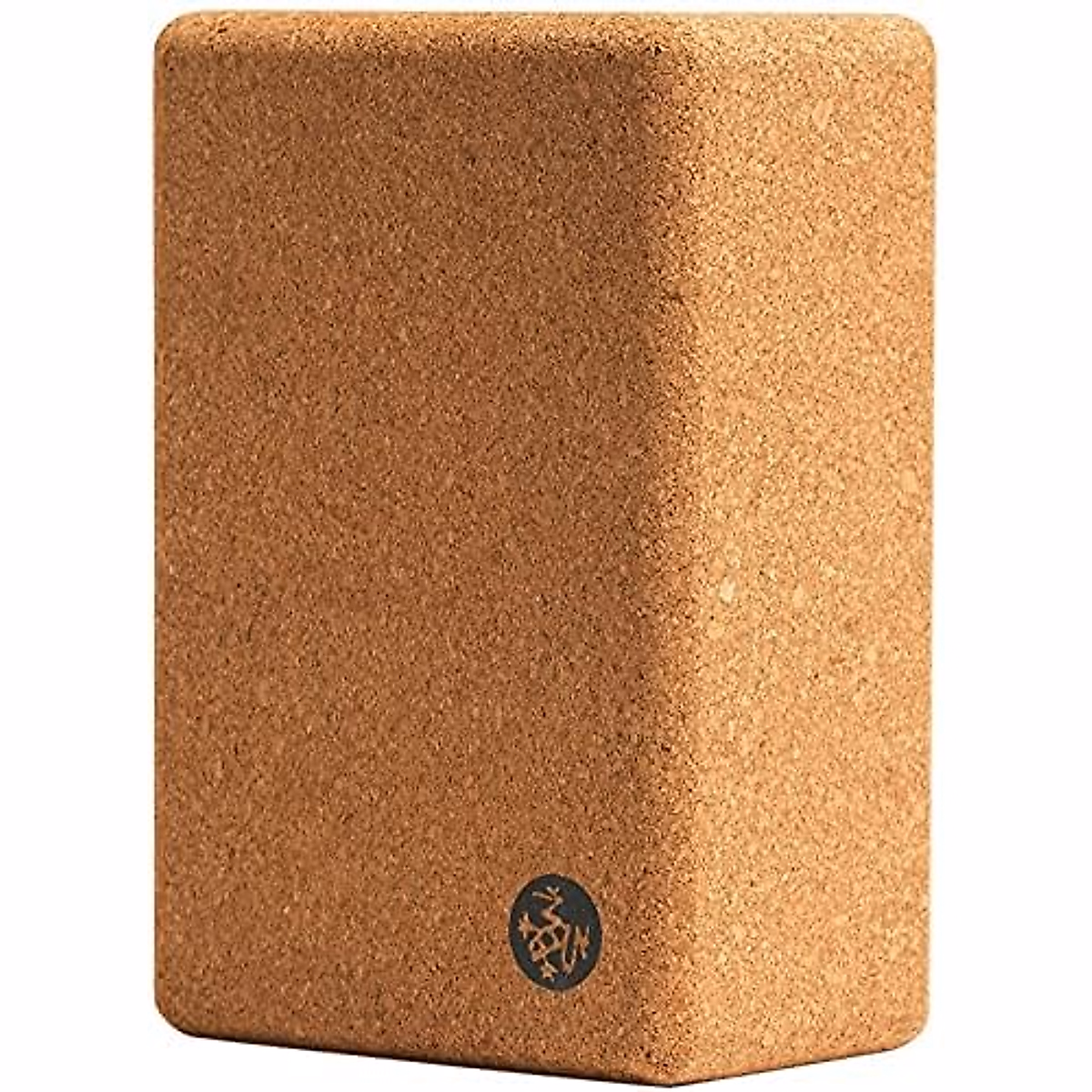 Manduka Yoga Cork Block - Yoga Prop and Accessory, Good for Travel, Comfortable Edges, Lightweight, Extra Firm Cork, 4" x 6" x 9" (10 x 15 x 22.5 cm) (Pack of 2)