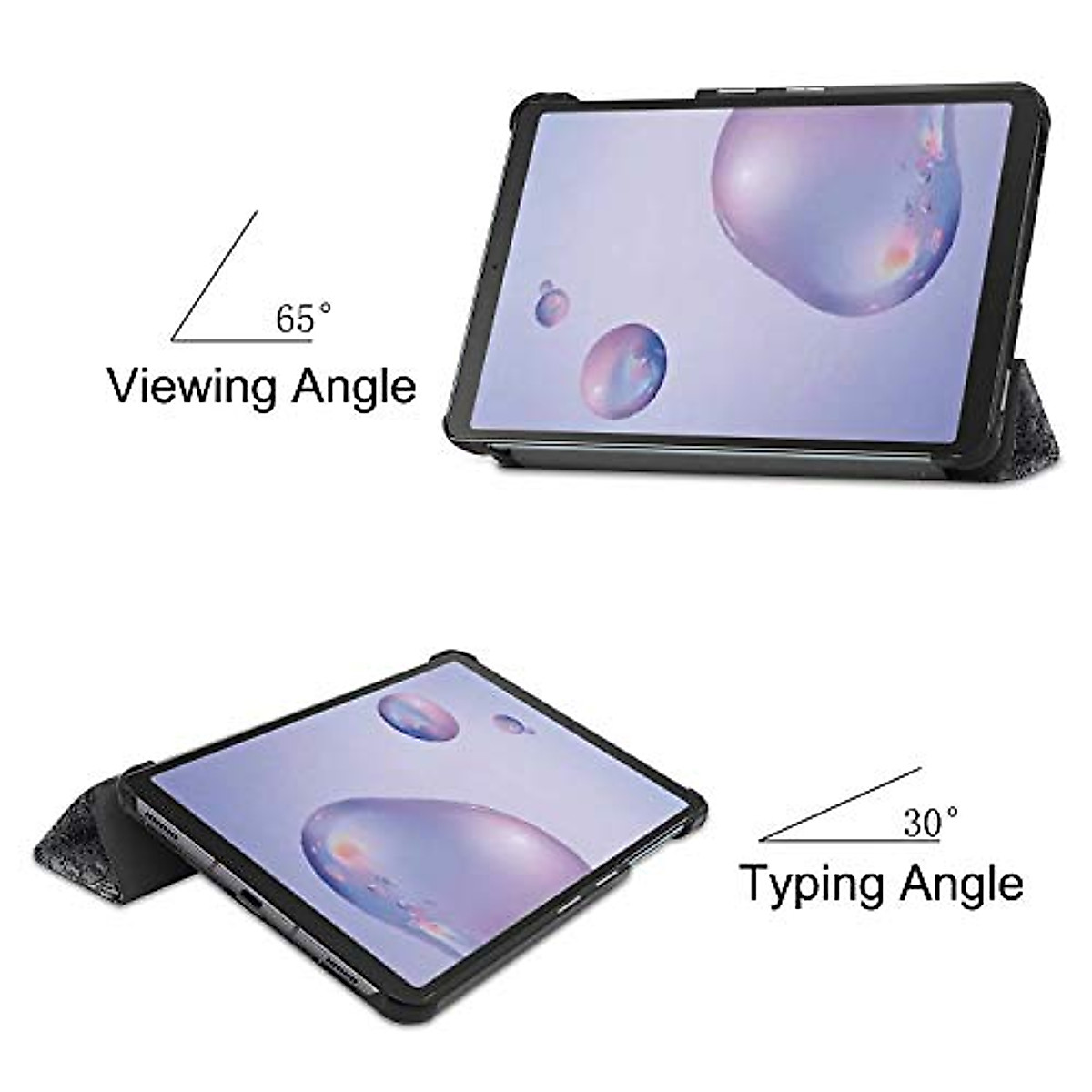 Gylint Galaxy Tab A 8.4 (2020) Case, Smart Case Trifold Stand Slim Lightweight Case Cover for Galaxy Tab A 8.4 (2020) SM-T307U (LTE) Tower