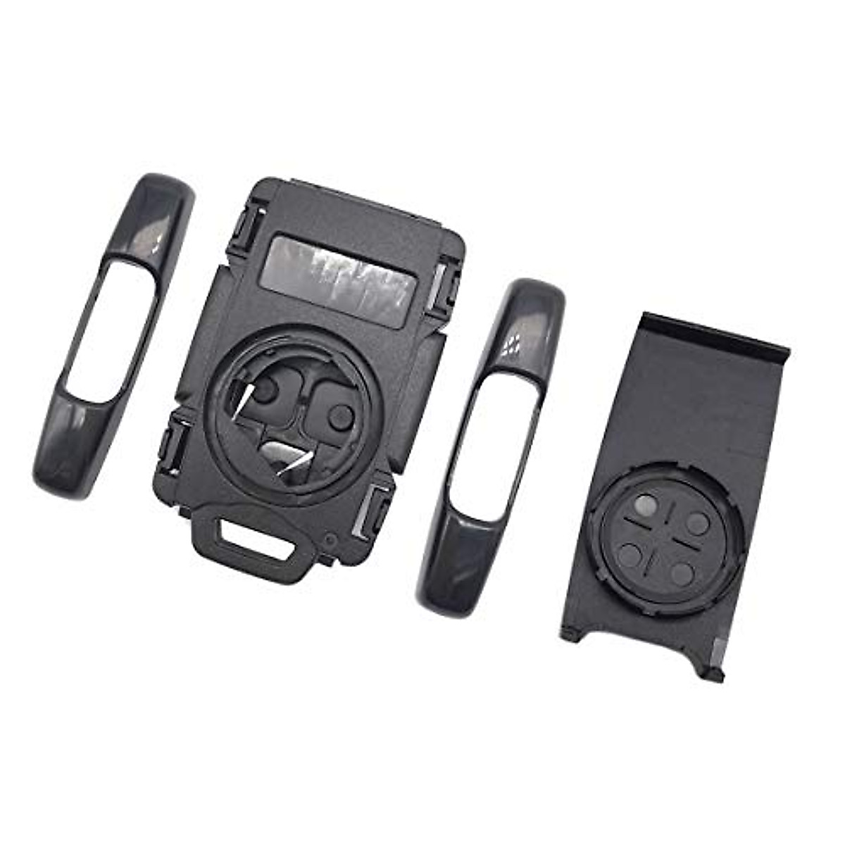 Smart Key Fob Case Shell Fit for Chevy Tahoe Suburban / GMC Yukon 2014 2015 2016 2017 M3N-32337100 Keyless Entry Remote Control Car Key Fob Cover Casing (Black)