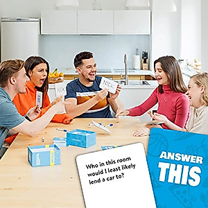 Answer This - Friends - How Well Do You Know Your Family & Friends? - Fun Party Card Game for Teens & Adults - Great Conversation Starter