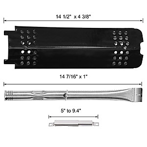 463340516 Grill Parts for Charbroil Gas2coal Grill Replacement Parts 463370516 Charbroil 3 Burner 463336818 463370519 463278419 463370518 Grill Parts G553-0002-W1A Heat Tent G421-0500-W1 Burner Parts