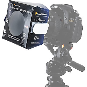 Celestron – EclipSmart Safe Solar Eclipse Telescope and Camera Filter – Meets ISO 12312-2:2015(E) Standards – Works with Your Telescope, Spotting Scope, or DSLR Camera – Observe + Photograph Eclipses
