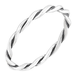 Silpada 'Yorkshire Twist' Ring in Sterling Silver, Size 6, Size 6