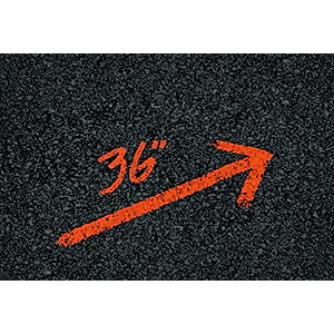 Rust-Oleum 203036-12PK M1600/M1800 System Industrial Choice Precision Line Inverted Marking Paint 12-Pack, Fluorescent Orange