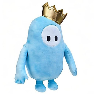 FALL GUYS Moose Toys Original Blue Bean Skin Official Collectable 12" Super Soft Cuddly Deluxe Plush Toys from The Ultimate Knockout Video Game 3 Characters to Collect Series 1,62550