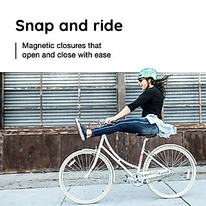 Nutcase, Street, Adult Bike and Skate Helmet with MIPS Protection System for Road Cycling and Commuting, City of Pearls Pearl MIPS, Large