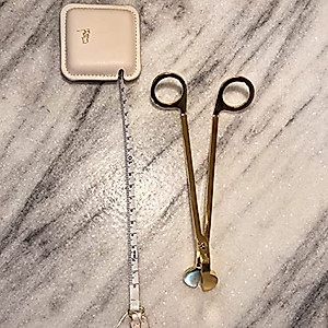 Paddywax Candle Accessories Wick Trimmer, Shiny Brass