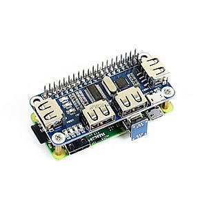USB to UART Onboard 4 Port USB HUB HAT for Raspberry Pi Zero/Zero W WH@XYGStudy