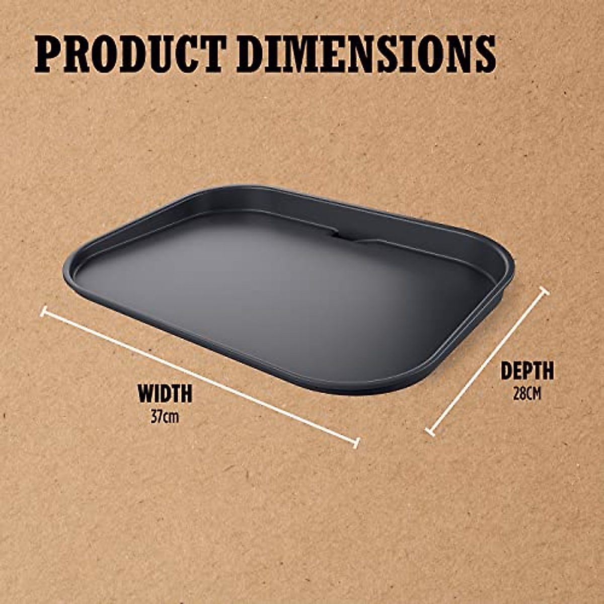 Ninja XSKGRIDPLTEUK Woodfire Flat Plate, Compatible with Ninja Woodfire Electric BBQ Grill (OG700 Series), Ceramic Coating, Non-Stick, Insert, Official Accessory, Black