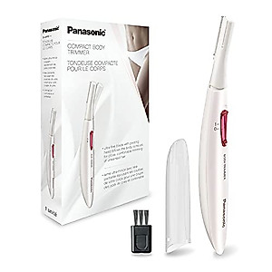 Panasonic Full Body Hair Removal for Women, Portable Sleek Design, Gentle for Bikini, Underarm, Legs Areas, Pink, 1 Count (Pack of 1)