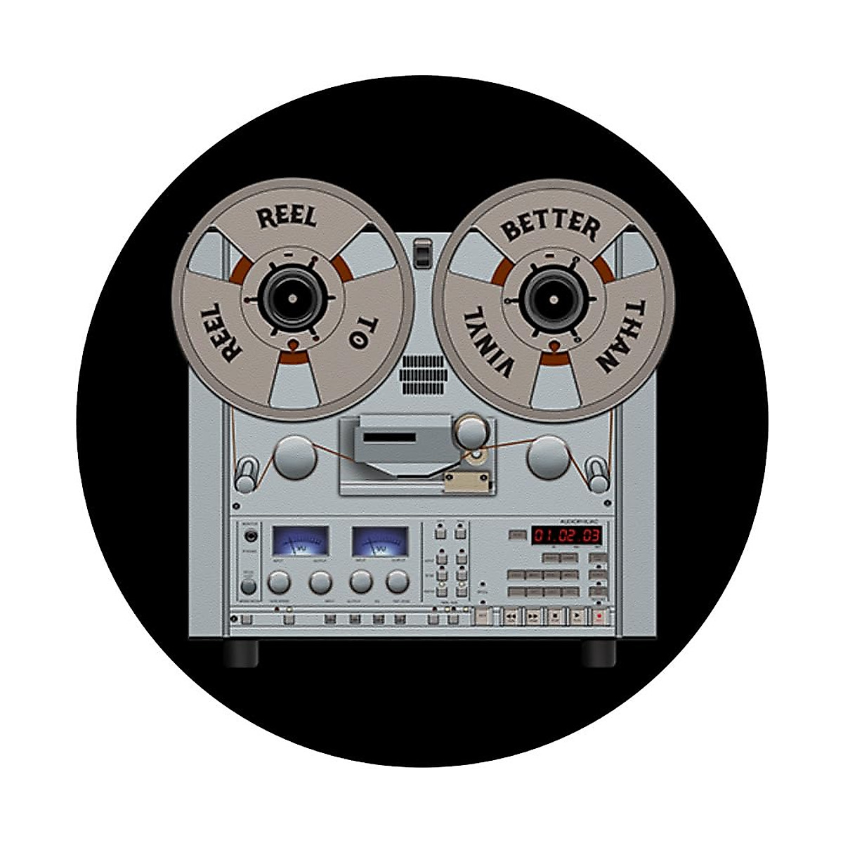 Reel to Reel Tape Recorder is Better Than Vinyl PopSockets Standard PopGrip