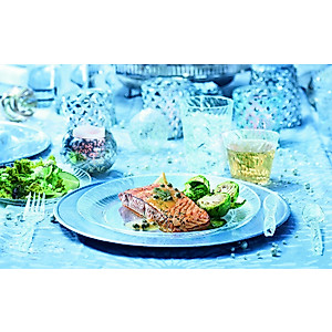 Chinet Cut Crystal Clear Plastic 10 inch Plates 20 ct.