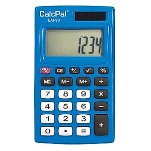 EAI Education CalcPal EAI-90 Pocket Basic Calculator - Set of 10