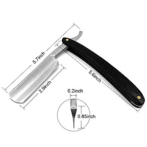 Grooming Shaving Kit for Men, Strong Brush Stand and Straight Razor,Shaving Brush,Stainless Steel Shaving Soap Bowl,For Guaranteed Best Shave of Your Life, Nice Gift for Dad, boyfriend, Husband