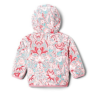 Columbia Toddler Girls Double Trouble Jacket, Bright Geranium/Pink Orchid, 2T