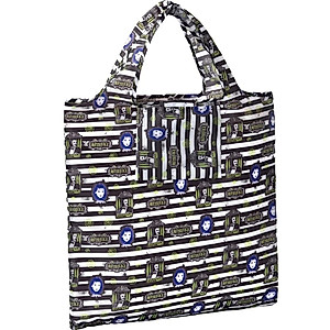 Amscan Spooky Multicolor Beetlejuice Trick-Or-Treat Bag - 16" x 15.5" (1 Pc.) - Perfect for Halloween and Horror-themed Parties
