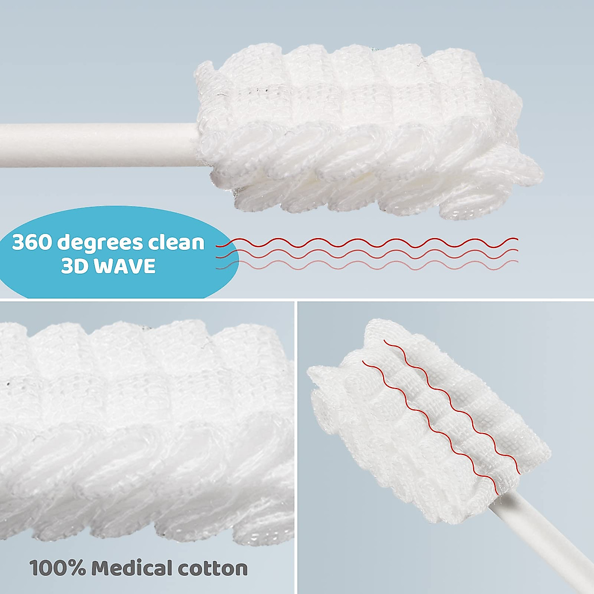 Tondiamo 100 Pcs Baby Tongue Cleaner Toothbrush Baby Oral Cleaner with 3 Pieces Finger Toothbrush for Newborn Baby Mouth Cleaner Oral Cleaning Infant Cleaner Toothbrush for 0-36 Months Baby