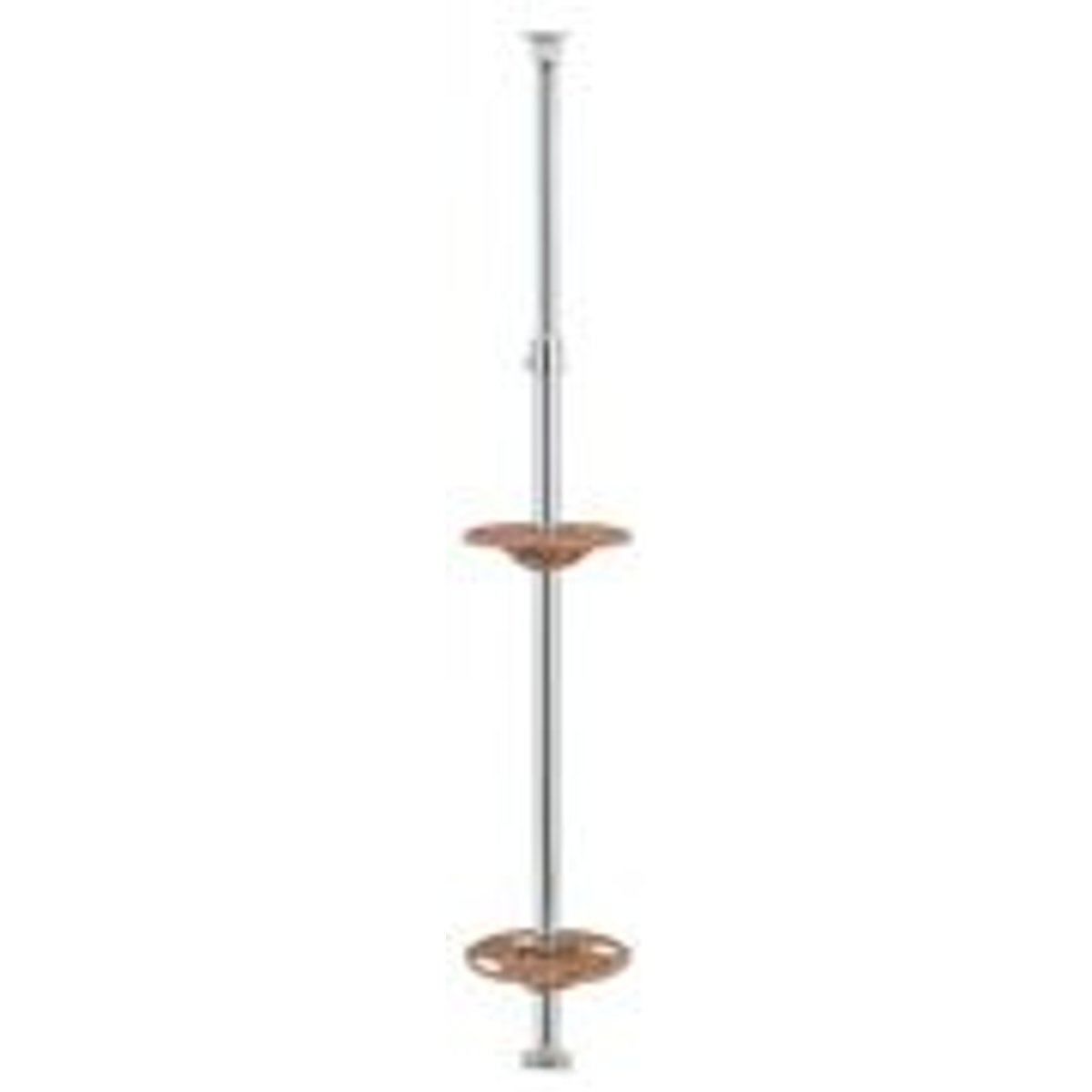 Lazy Susan Hardware Components Full Round Hardware Set for Dependently Rotating Susans, 2-Shelf Full Round Hardware Set, 3/4" Dia. Shaft, 24"-31" H Dimensions, Plastic finish